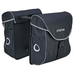 Fahrradtasche Prophete "Doppelpacktasche" Taschen Gr. B/H/T: 34,5cm x 34,5cm x 15cm, schwarz