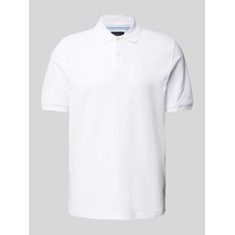 Bugatti Poloshirt in unifarbenem Design