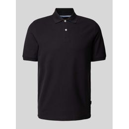 Bugatti Poloshirt in unifarbenem Design