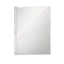 Leitz Prospekthülle 4744-30-00 Prospekthülle A4 0,08mm PVC-Hartfolie VE10, weiß