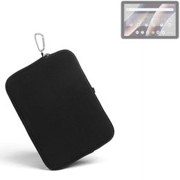 K-S-Trade Tablet-Hülle für BLU M10L Pro, Neopren Hülle Schutz Hülle Neoprenhülle Tablet-Hülle, schwarz