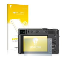 upscreen Displayschutzfolie Schutzfolie für Panasonic Lumix DC-TZ200, 1 Stück, Displayschutz Schutz Folie Matt Entspiegelungsfolie, weiß