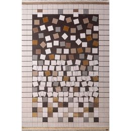 Majolika Halı Teppich Dekorativ Wohnzimmer Teppich, Modern Kurzflor Teppich, Schlafzimmer Te, 80 x 150 cm