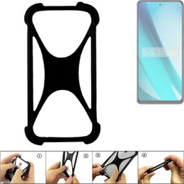 K-S-Trade Handyhülle für BLU G93, Handy-Hülle Schutz-Hülle Silikon Bumper TPU Softcase Smartphone, schwarz