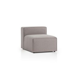 Xdream Sofa-Mittelelement Milos, als Modul oder separat verwendbar (1 St), individuell kombinierbare Wohnlandschaft, grau, Hellgrau