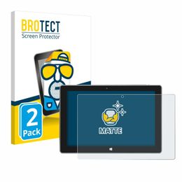 BROTECT Displayschutzfolie Schutzfolie für SZTPS Tablet 10.1", 2 Stück, 2 Stück, Displayschutz Schutz Folie Matt Entspiegelungsfolie, weiß