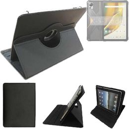 K-S-Trade Tablet-Hülle für FOSSiBOT DT1 Lite, High quality Schutz Hülle 360° Tablet Case Schutzhülle Flip Cover, schwarz