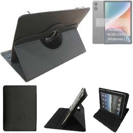 K-S-Trade Tablet-Hülle für AGM PAD P2, High quality Schutz Hülle 360° Tablet Case Schutzhülle Flip Cover, schwarz