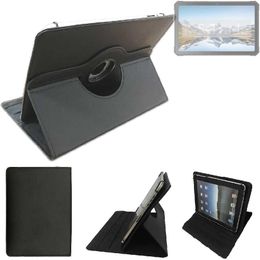 K-S-Trade Tablet-Hülle für FOSSiBOT DT1, High quality Schutz Hülle 360° Tablet Case Schutzhülle Flip Cover, schwarz