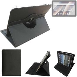 K-S-Trade Tablet-Hülle für BLU M10L Pro, High quality Schutz Hülle 360° Tablet Case Schutzhülle Flip Cover, schwarz