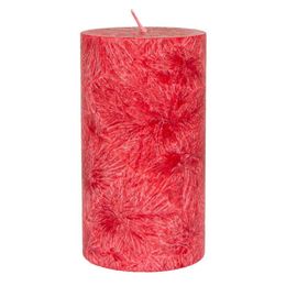 Hahn Kerzenfarm Formkerze Stearin Stumpenkerze - rot 90x50mm