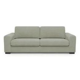 3-Sitzer Home Affaire "Laffrey" Sofas Gr. B/H/T: 224 cm x 82 cm x 98 cm, Struktur, beige große Vielfalt an Kombinationen, auch in Lederoptik erhältlich