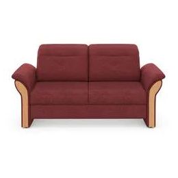 3-Sitzer Home Affaire "Dangast" Sofas Gr. B/H/T: 200 cm x 92 cm x 102 cm, Struktur, ohne Relaxfunktion, lila (chianti) Kopfteilverstellung, wahlweise auch mit motorischer Relaxfunktion