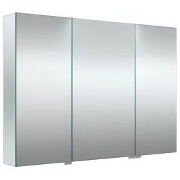 Spiegelschrank Welltime "G-Line" Schränke Gr. B/H/T: 100,9cm x 70cm x 13cm, ohne LED, 3 St., Komplettausführung, farblos (transparent) doppelseitig verspiegelt und mit verspiegelten Seitenwänden, Softclose