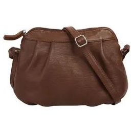 XZONE Umhängetasche X-ZONE Gr. B/H/T: 26cm x 18cm x 5cm onesize, braun (cognac) Damen Taschen echt Leder