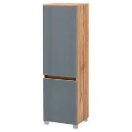 Midischrank Welltime "Horki" Schränke Gr. B/H/T: 40 cm x 130 cm x 35 cm, grau Bad-Midischrank 40 cm breit