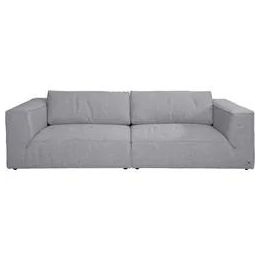 Big-Sofa Tom Tailor HOME "BIG CUBE STYLE" Sofas Gr. B/H/T: 240cm x 83cm x 122cm, Struktur fein TBO, grau (moody grey tbo 29) mit bequemen Stegkissen, extra große Sitztiefe, Breite 240 cm