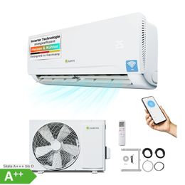 Juskys Split Klimaanlage 12000 BTU - Inverter Klimagerät mit Wifi, App & Smart Home - bis 50 m²