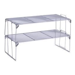 zeller Universalregal silber 59 x 16,5 x 30,5 cm