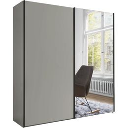 Schwebetürenschrank Wiemann "Monaco" Schränke Gr. B/H/T: 197,3 cm x 217 cm x 67 cm, 2 St., braun (bianco, eiche, nachbildung) hochwertige Beschläge