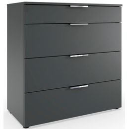 Schubkastenkommode wimex "Level by fresh to go" Sideboards Gr. B/H/T: 81 cm x 84 cm x 41 cm, 4, grau (graphit) Schubladenkommoden 4 Schubladen mit soft-close Funktion, 81cm breit, 84cm hoch