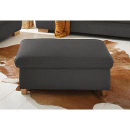 Hocker Home Affaire "Bergamo" Gr. B/H/T: 110 cm x 44 cm x 81 cm, Lu x us-Kunstleder, braun (dunkelbraun) Home Affaire mit Stauraum