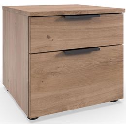 Nachtkommode wimex "level36 A by fresh to go" Sideboards Gr. B/H/T: 41 cm x 39 cm x 41 cm, 2 St., braun (plankeneiche nachbildung) 2 Schubladen mit soft-close Funktion