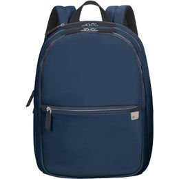 Laptoprucksack Samsonite "Eco Wave" Gr. B/H/T: 33 cm x 43 cm x 15 cm, blau (midnight blue) Herren Rucksäcke Taschen Freizeitrucksack Schulrucksack Cityrucksack 15,6-Zoll Laptopfach