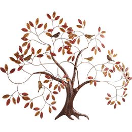 Wanddekoobjekt Home Affaire "Baum", braun, B:121cm H:87cm T:9cm, Metall, Wanddekoobjekte, Wanddeko, Wanddekoration, aus Metall, Wohnzimmer