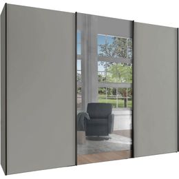 Schwebetürenschrank Wiemann "Monaco" Schränke Gr. B/H/T: 295,2 cm x 217 cm x 67 cm, 3 St., braun (bianco, eiche, nachbildung) hochwertige Beschläge