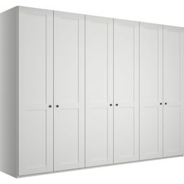 Drehtürenschrank Wiemann "Göteborg" Schränke Gr. B/H/T: 295,2 cm x 216 cm x 58 cm, 6 St., weiß inkl. Türendämpfung