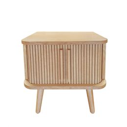 Beistelltisch WOODMAN "Rove" Tische Gr. B/H/T: 49,5 cm x 50 cm x 49,5 cm, beige (natur, natur, natur) Beistelltische besonderes Design, teilmassiv, Breite 49,5 cm