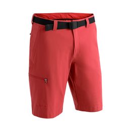 Funktionsshorts Maier Sports "Huang" Gr. 46, Normalgrößen, rot (ziegelrot) Herren Hosen Sport Shorts Shorts, kurze Outdoor-Hose, Bermudas mit 4 Taschen, Regular Fit