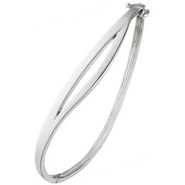 Armreif Jobo Armbänder Gr. Silber 925 (Sterlingsilber), silberfarben (silber 925) Damen Armreifen oval 925 Silber