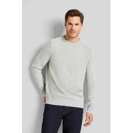 Rundhalspullover Bugatti Gr. XL, grau (hellgrau) Herren Pullover Rundhalspullover mit Rundhalsausschnitt