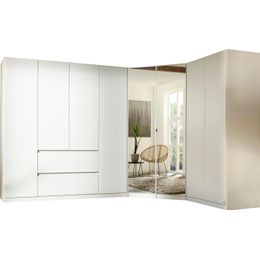 Schrank-Set Rauch "Nidda" Kastenmöbel-Sets Gr. B/H/T: 298 cm x 197 cm x 208 cm, weiß Schranksysteme und Schrankserien mit griffloser Front