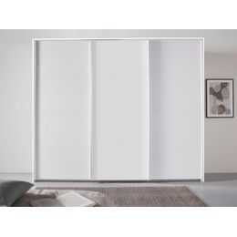 Schwebetürenschrank Rauch "Oteli" Schränke Gr. B/H/T: 278 cm x 214 cm x 68 cm, ohne Beleuchtung, 3 St., weiß Schwebetürenschränke und Schiebetürenschränke inkl. Passepartout optional mit Beleuchtung