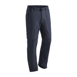 Funktionshose Maier Sports "Tajo" Gr. 94, Langgrößen, blau (dunkelblau) Herren Hosen Wanderhose, zipp-off Outdoor-Hose, 4 Taschen, Regular Fit