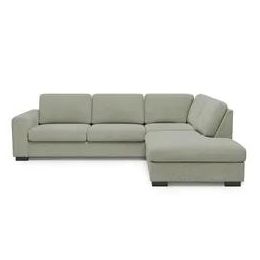 Ecksofa Home Affaire "Laffrey, L-Form" Sofas Gr. B/H/T: 275 cm x 82 cm x 220 cm, Struktur, Ottomane rechts, beige große Vielfalt an Kombinationen, auch in Lederoptik erhältlich