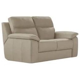 2-Sitzer NICOLETTI HOME Sofas Gr. B/H/T: 168cm x 99cm x 94cm, Luxus-Microfaser Wildlederoptik, ohne Relaxfunktion, beige (cream) Breite 168 cm, wahlweise mit oder ohne elektrische Relaxfunktion