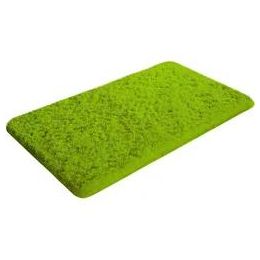 Möve Badematte MÖVE "Essentail/Superwuschel" Badematten Gr. rechteckig (60cm x 100cm), Polyester, grün (peridot) Microfaser-Badematte, Badteppich, rechteckig, rund & als 3-tlg. Set