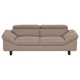 2-Sitzer Home Affaire "Pilot" Sofas Gr. B/T: 202 cm x 108 cm, Struktur, braun (brown) Zweisitzer mit Kopfteilverstellung