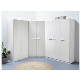 Schrank-Set Rauch "Kleiderschrank Schrank Garderobe Wäscheschrank VANDOR" Kastenmöbel-Sets Gr. B/H/T: 253cm x 197cm x 208cm, weiß (alpinweiß) 7-türig mit viel Stauraum, Schränke einzeln stellbar MADE IN GERMANY