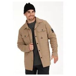 Outdoorjacke SOS "Jackson" Gr. S, braun (hellbraun) Herren Jacken mit wasserabweisender Funktion