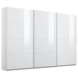 Schwebetürenschrank Rauch "Kleiderschrank Schrank Garderobe TOPSELLER OTELI inkl. Inneneinteilung" Schränke Gr. B/H/T: 271 cm x 229 cm x 62 cm, weiß (weiß, hochglanz weiß) mit 3 Innenschubladen sowie zusätzlichen Einlegeböden MADE IN GERMANY