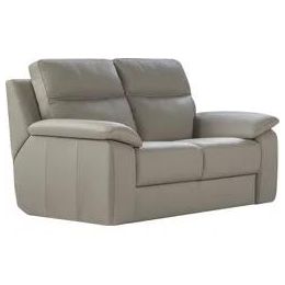 2-Sitzer NICOLETTI HOME Sofas Gr. B/H/T: 168cm x 99cm x 94cm, NaturLEDER TORELLO, ohne Relaxfunktion, beige (cremeweiß) Breite 168 cm, wahlweise mit oder ohne elektrische Relaxfunktion