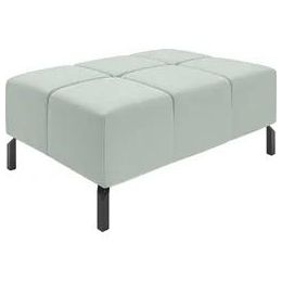 Hockerbank Inosign "Ancona New" Hocker Gr. B/H/T: 107cm x 43cm x 71cm, Luxus-Microfaser, grün (mint) passend zum Ecksofa, auch in Easy care-Bezug + Cord