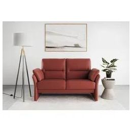 2-Sitzer DOMO collection "Pina" Sofas Gr. B/H/T: 159cm x 95cm x 88cm, Luxus-Microfaser Lederoptik, Mit Federkern, rot mit Federkern, Breite 159cm