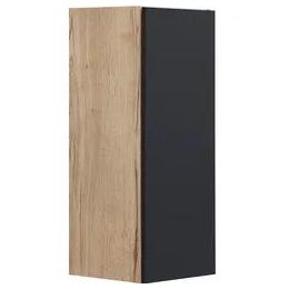 Hängeschrank Optifit "Roth" Schränke Gr. B/H/T: 30cm x 89,6cm x 34,6cm, Komplettausführung, schwarz (anthrazit/wildeichefarben) Breite 30 cm