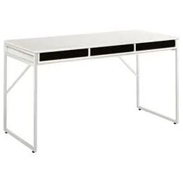 Schreibtisch HAMMEL FURNITURE "Mistral Bürotisch, Arbeitstisch, Tisch, Computertisch" Tische Gr. B/H/T: 137,4cm x 75cm x 60cm, schwarz (schwarz gebeizt) mit Gestell, B: 137,4 cm, Designmöbel